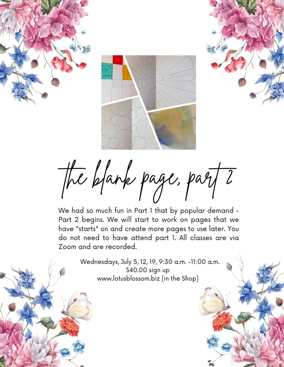 The Blank Page, Part 2